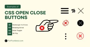 16+ CSS Open Close Buttons - ForFrontend