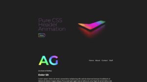 16 Cool CSS Headers - ForFrontend